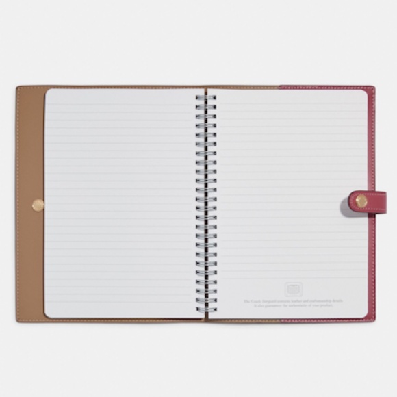 Coach | Office | New Coach Notebook In Signature Canvas With Varsity ...